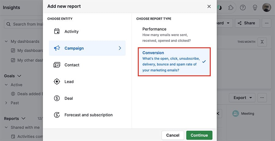 Comparative insights - Knowledge Base | Pipedrive